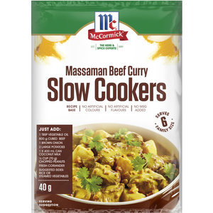 Mccormick Slow Cookers Meal Base Massaman Coconut Beef Reviews - Black Box