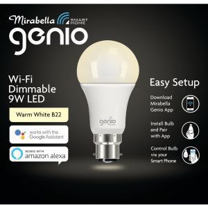 Mirabella Genio Bayonet Light Bulb Led Warm White 800lm Reviews - Black Box