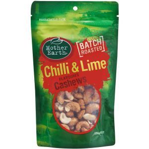 Mother Earth Snack Mix Chilli Lime Cashews Reviews - Black Box
