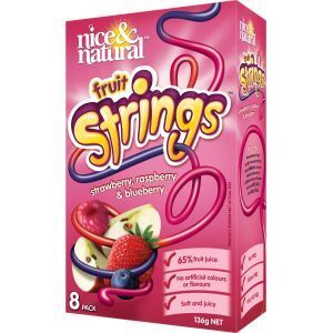 Nice & Natural Fruit Strings Strawberry Reviews - Black Box