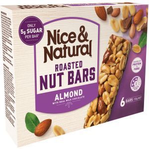 Nice & Natural Nut Bar Nut Bar Almond 192g Reviews - Black Box
