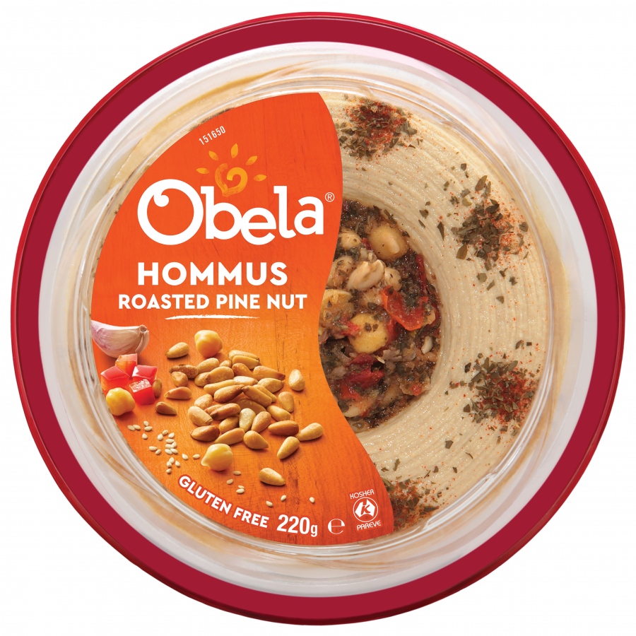 Obela Hommus Roasted Pine Nut 220g Reviews - Black Box