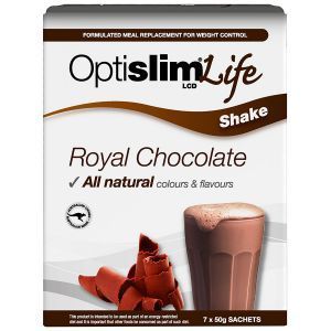 Optislim Life Nutrition Shake Royal Chocolate Reviews - Black Box