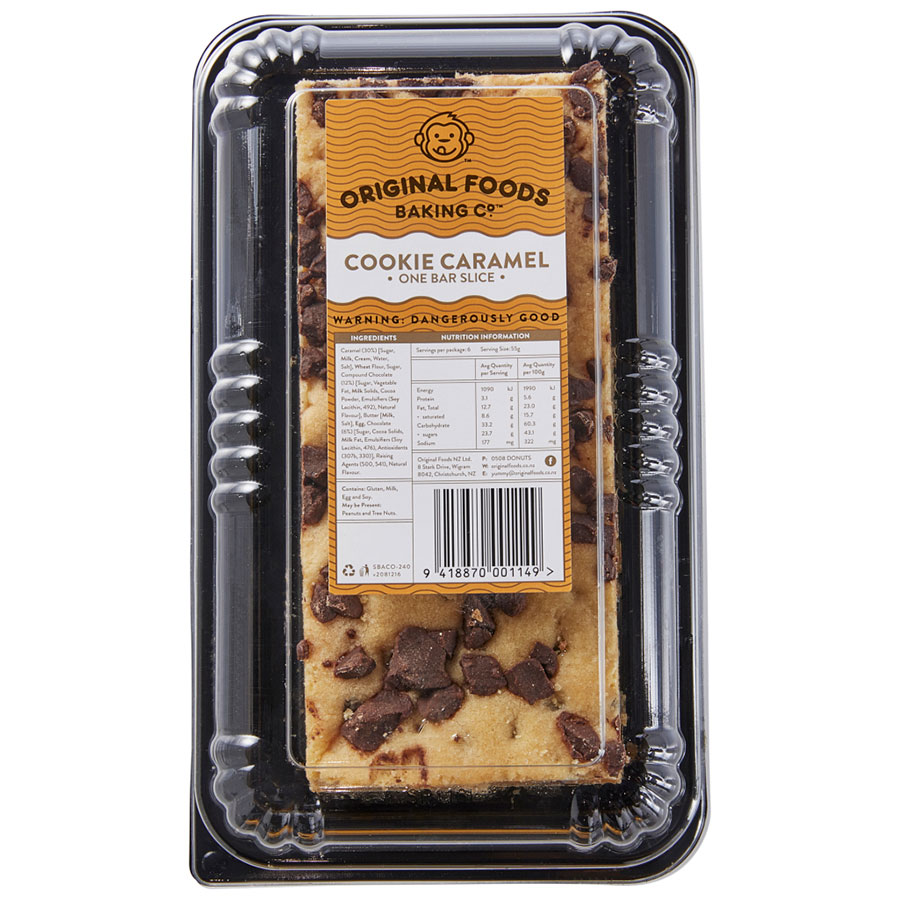 Original Foods Slices Cookie Caramel Reviews - Black Box