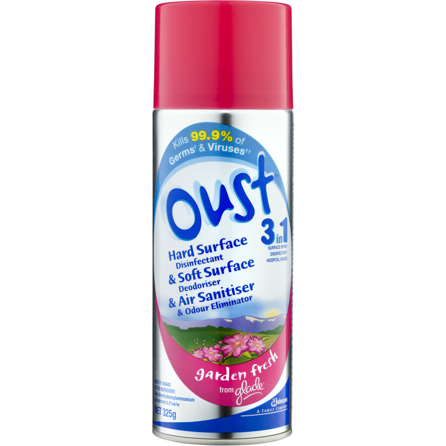Oust 3n1 Aerosol Garden Fresh Reviews - Black Box