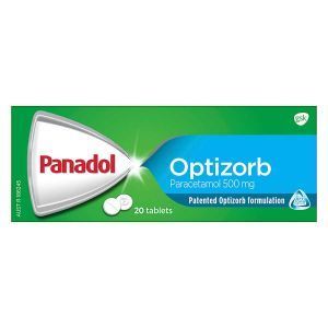 Panadol Optizorb Paracetamol Tablets Reviews - Black Box