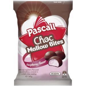 Pascall Marshmallows Choc Raspberry Mallow Bites Reviews - Black Box