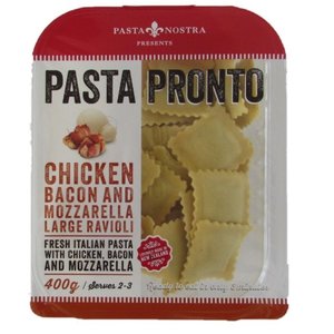 Pasta Pronto Chilled Filled Pasta Chicken, Bacon & Mozzarella Reviews ...
