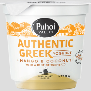Puhoi Valley Authentic Greek Yoghurt Single Mango & Coconut Reviews ...