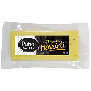 Puhoi Valley Semi Soft Cheese Pepper Havarti Reviews - Black Box