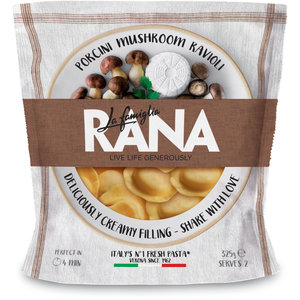 Rana Chilled Filled Pasta Porcini Mushroom Ravioli Reviews - Black Box