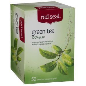 Red Seal Green Tea Bags Traditional Reviews - Black Box