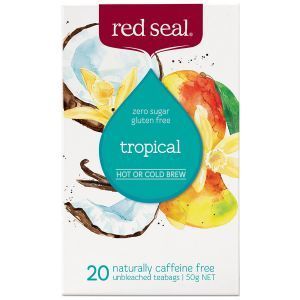 Red Seal Herbal Tea Tropical Reviews - Black Box