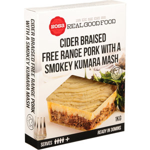 Rosa Foods Chilled Meal Braised Pork & Kumara Mash Reviews - Black Box