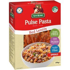 San Remo Pulse Pasta Pasta Spirals Red Lentils Reviews - Black Box