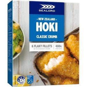 Sealord Fish Fillets Hoki Classic Crumbed Reviews - Black Box