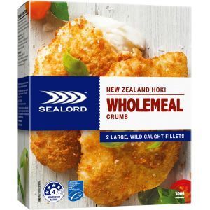 Sealord Premium Fish Fillets Nz Hoki Wholemeal Crumb Reviews - Black Box