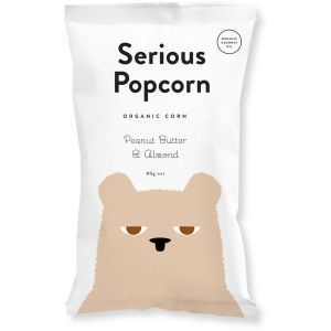 Serious Organic Popcorn Peanut Butter & Almond Reviews - Black Box