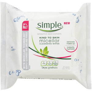 Simple Facial Wipes Micellar Reviews - Black Box