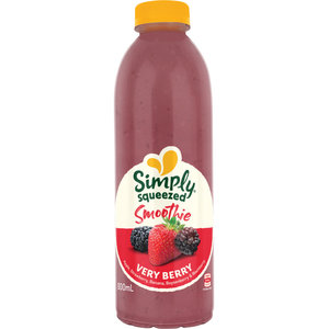 Simply Squeezed Smoothie Berry Reviews - Black Box