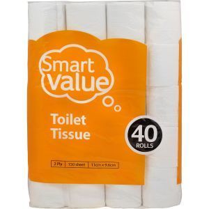 Smart Value Toilet Paper 40pk 2ply Reviews - Black Box