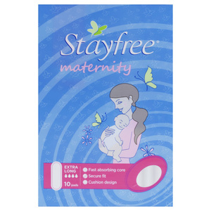 Stayfree Pads Maternity Extra Long Reviews - Black Box