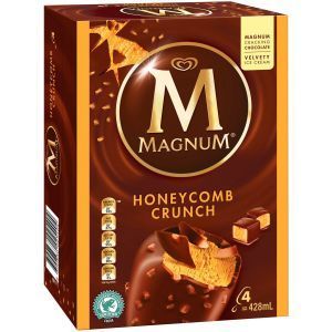 Streets Magnum Ice Cream On Stick Honeycomb Crunch 428ml Reviews ...