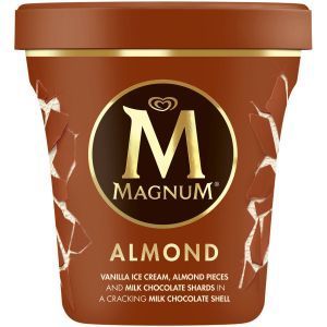 Streets Magnum Ice Cream Tub Almond Reviews - Black Box