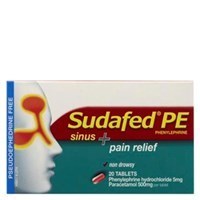 Sudafed Pe Cold Remedy Sinus Pain Relief Reviews - Black Box