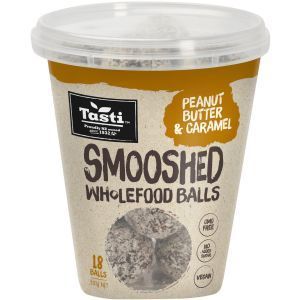 Tasti Smooshed Wholefood Snack Balls Peanut Butter Caramel Reviews ...