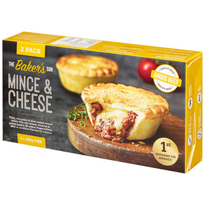 The Bakers Son Chilled Pie 2pk Mince & Cheese Reviews - Black Box