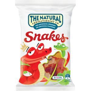 The Natural Confectionery Co Jelly Sweets Snakes Reviews - Black Box