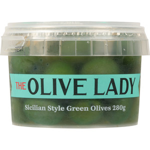 The Olive Lady Olives Sicilian Green Reviews - Black Box
