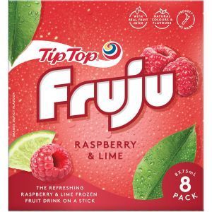 Tip Top Fruju Iceblocks Raspberry & Lime 584ml Reviews - Black Box