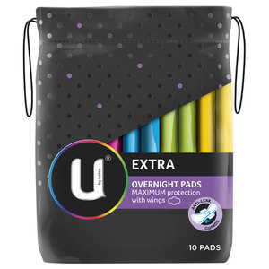 U By Kotex Maximum Protection Pads Over Night Reviews - Black Box