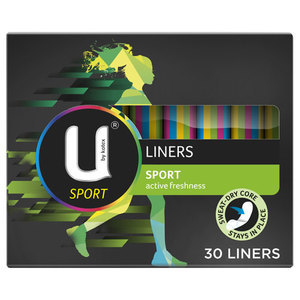 U By Kotex Sport Panty Liners White Reviews - Black Box