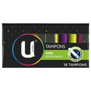 U By Kotex Tampons Mini Reviews - Black Box