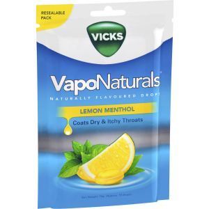Vicks Vaponaturals Lozenges Lemon Menthol Reviews - Black Box