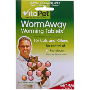 Vitapet Wormaway Cat Worm Treatment For Cats & Kittens Reviews - Black Box