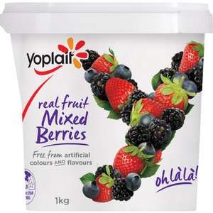 Yoplait Yoghurt Tub Mixed Berries Reviews - Black Box
