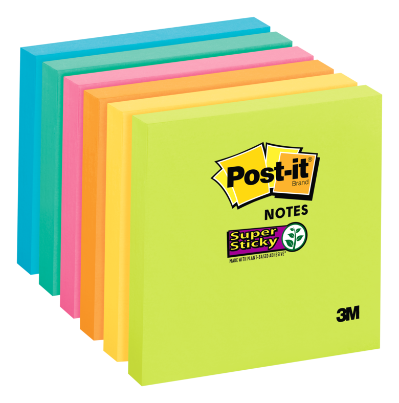 Post-it Super Sticky Notes Reviews - Black Box