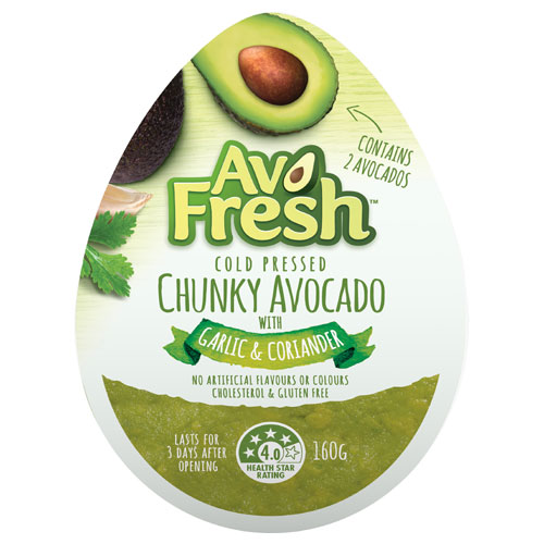 Avofresh Avocado Spread Chunky Garlic & Coriander Reviews - Black Box