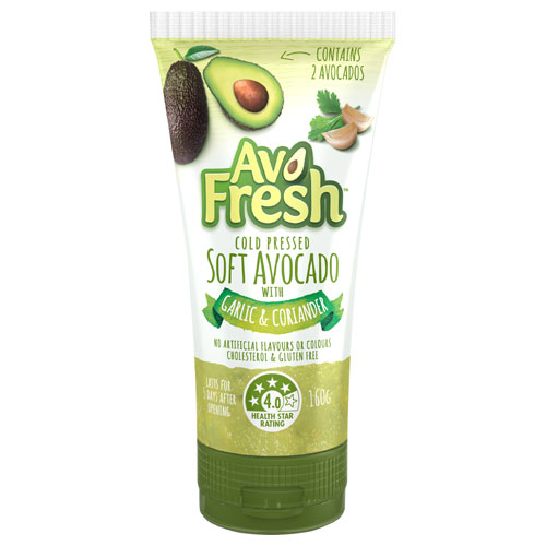 Avofresh Avocado Spread Garlic & Coriander Reviews - Black Box