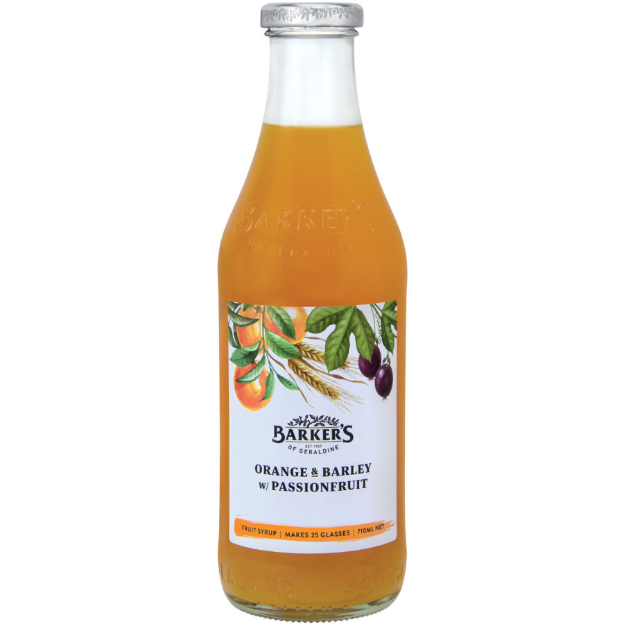 Barkers Fruit Syrup Orange/barley With Passionfrt Reviews - Black Box