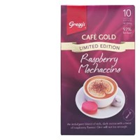 Greggs Cafe Gold Coffee Mix Raspberry Mochaccino 200g Reviews - Black Box