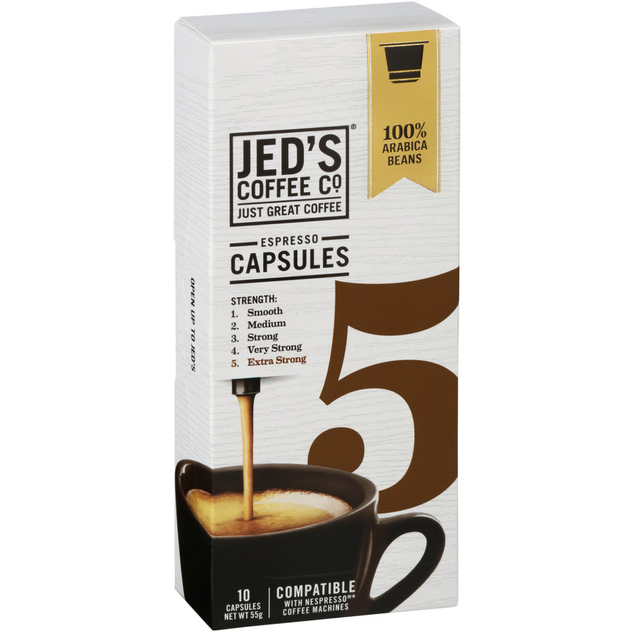 Jeds Coffee Co Coffee Capsules Espresso 5 56g Reviews - Black Box
