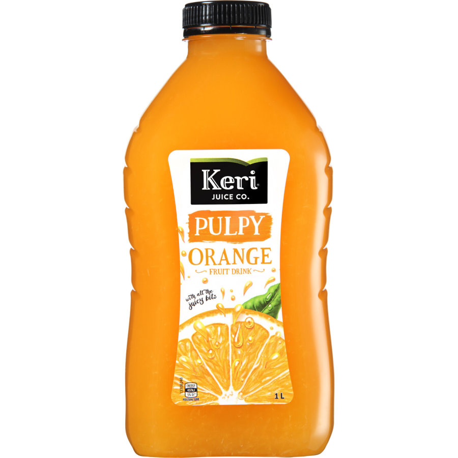 Keri Pulpy Fruit Drink Orange Reviews - Black Box