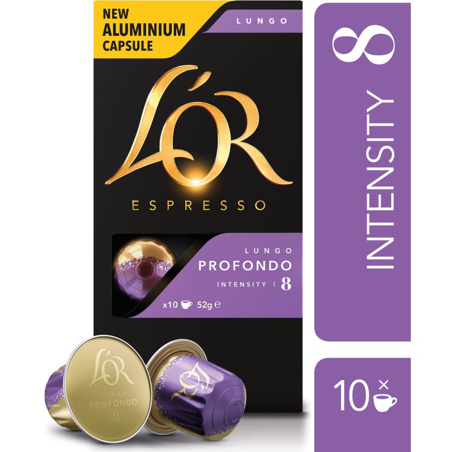 L'OR Espresso Coffee Capsules Lungo Profondo Intensity 8-10 Reviews ...