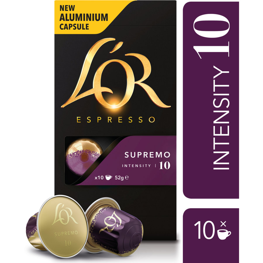 Lor Espresso Coffee Capsules Supremo Intensity 10 10 Reviews Black Box