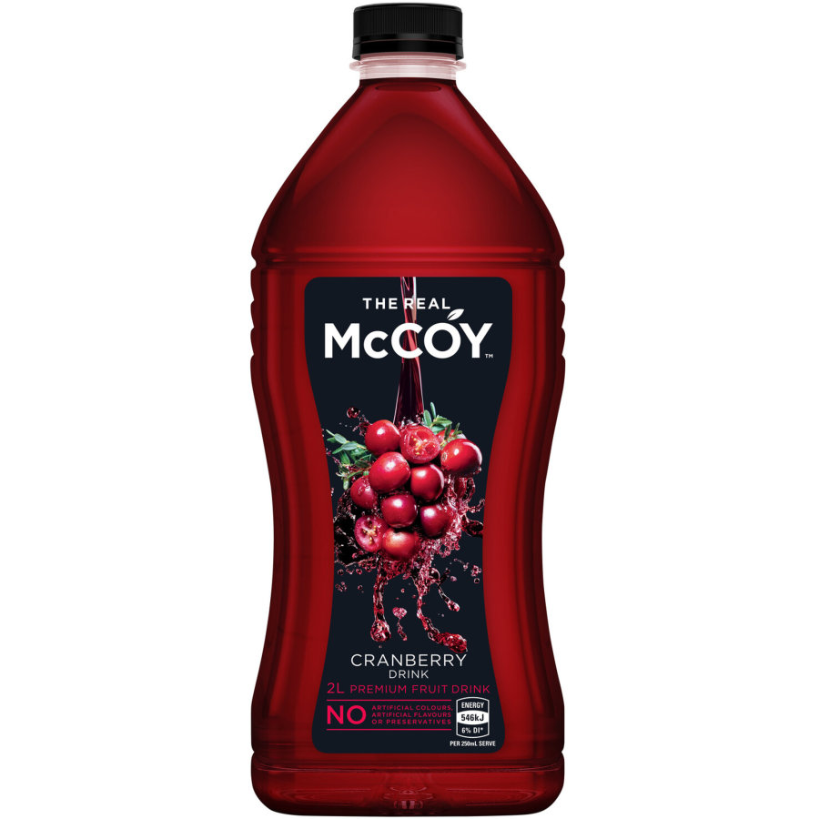 Mccoy Fruit Drink Cranberry Reviews - Black Box
